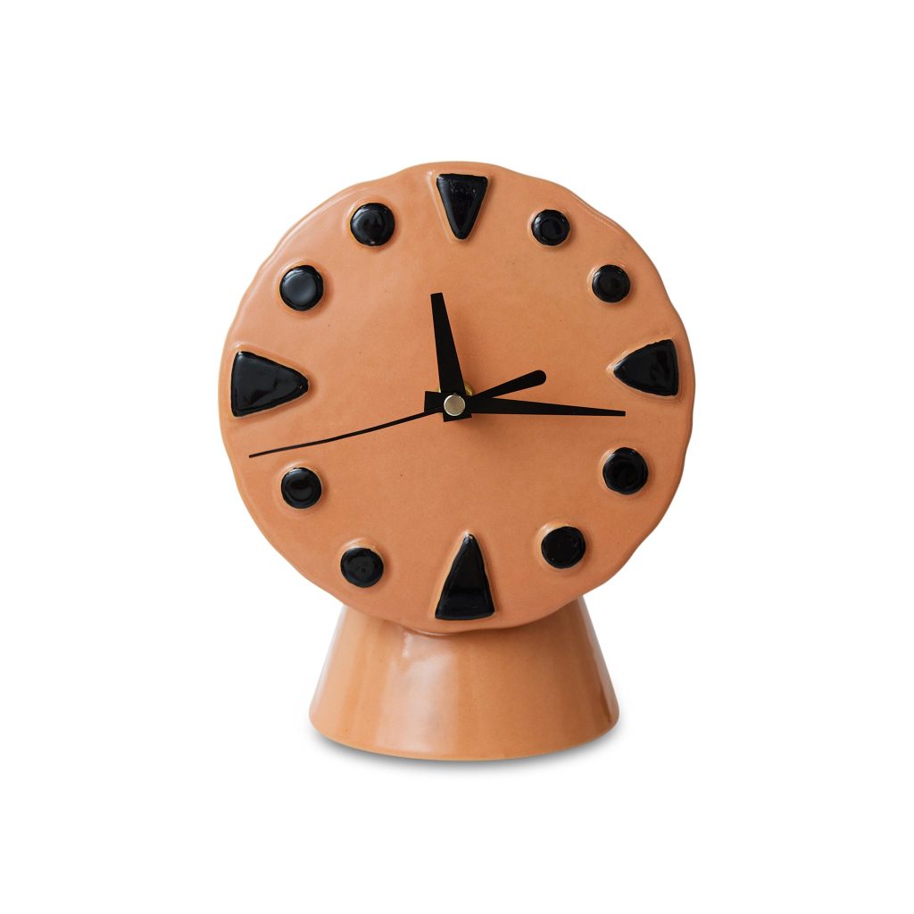 Retro ceramic clock peach - Sika Wonen